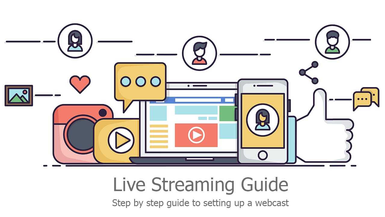 How to setup a webcast on social media - step by step guide